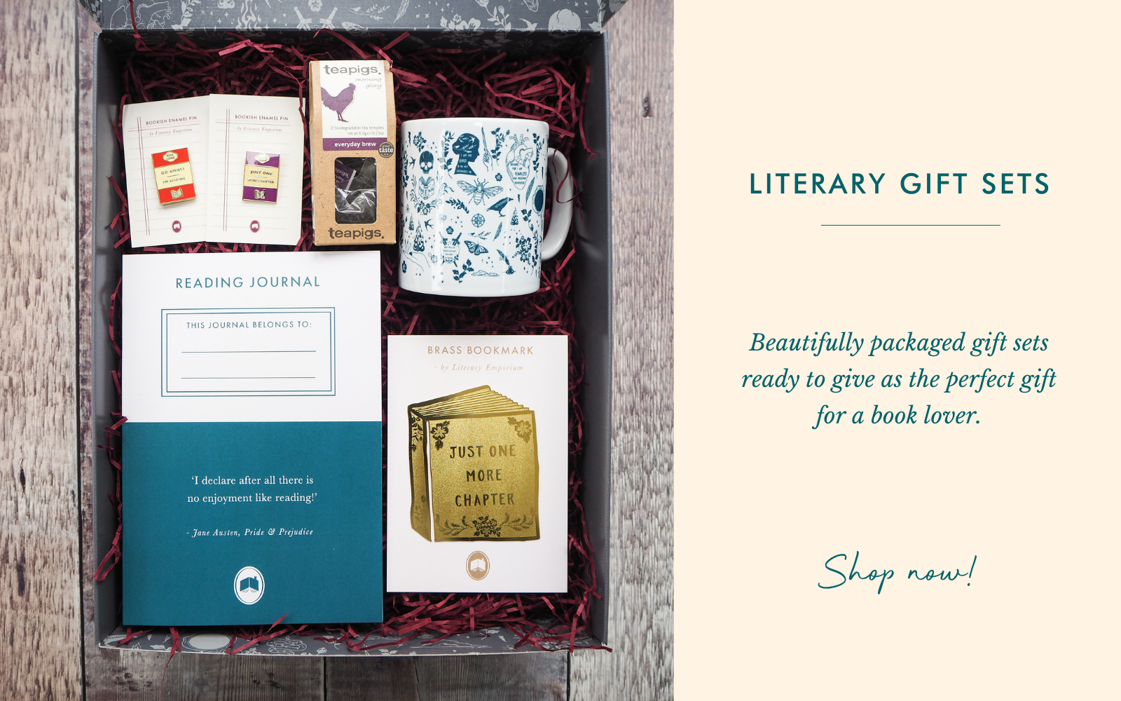 Literature Gifts for Book Lovers - Enamel Pin Badges & Feminist Gifts