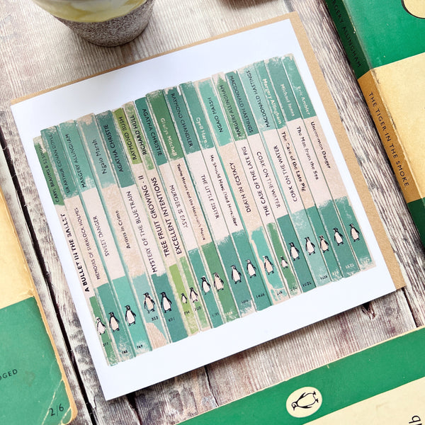 Green Penguin Classics Book Greetings Card - Literary Emporium Ltd