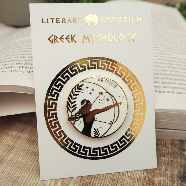 Artemis Goddess of Hunting Enamel Pin – Greek Mythology Collection ...