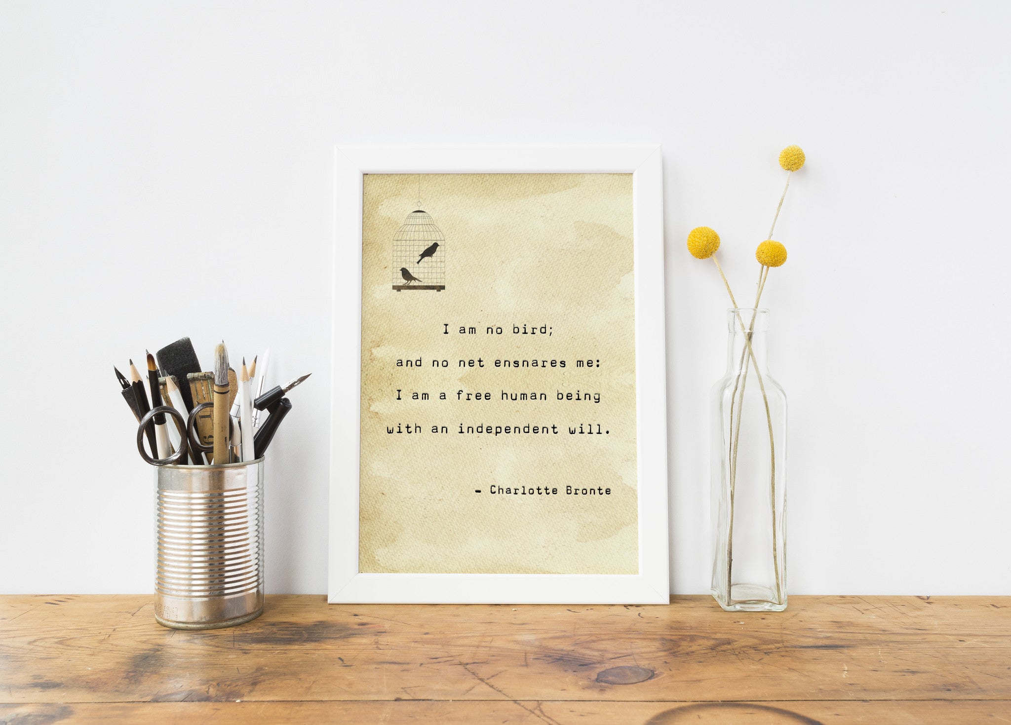 Jane Eyre Quote Typewriter Print - Literary Emporium Ltd