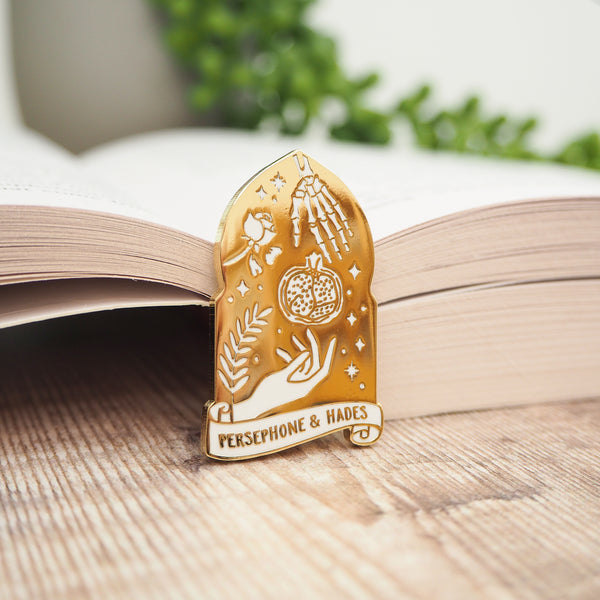 Persephone & Hades Enamel Pin – Greek Mythology Collection - Literary ...