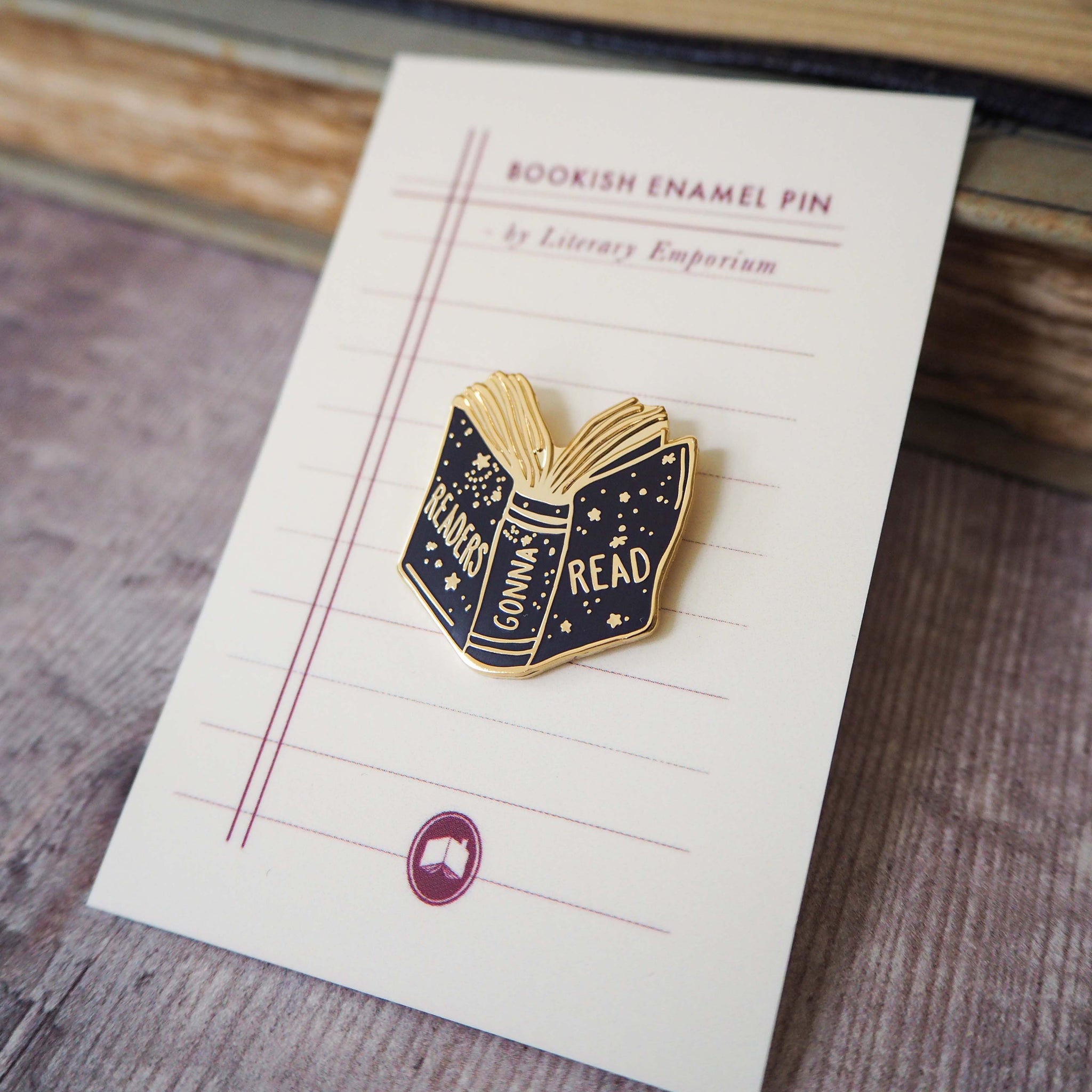 'Readers Gonna Read' Enamel Pin - Literary gift for book lovers and ...