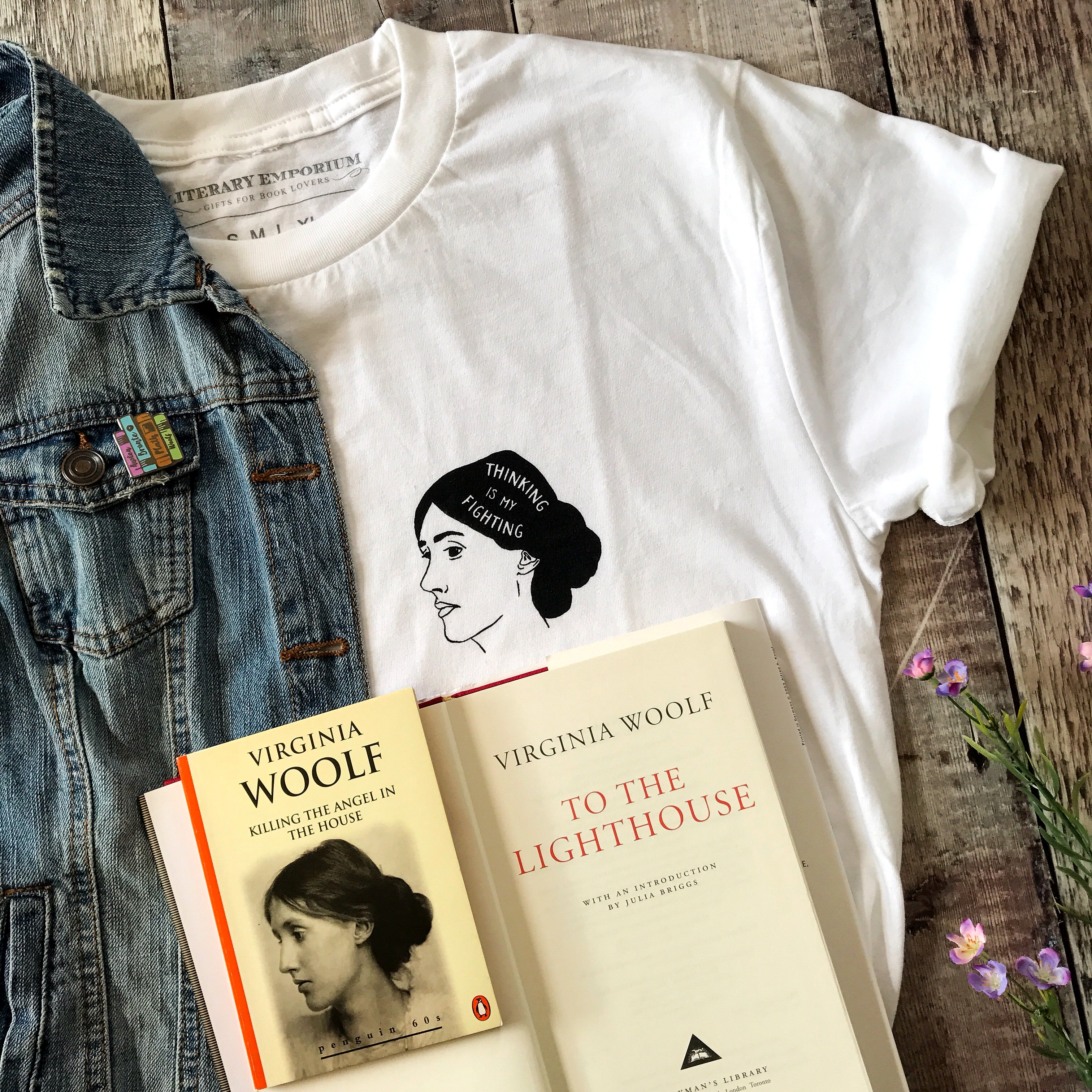 Virginia Woolf T-Shirt - Literary Emporium Ltd